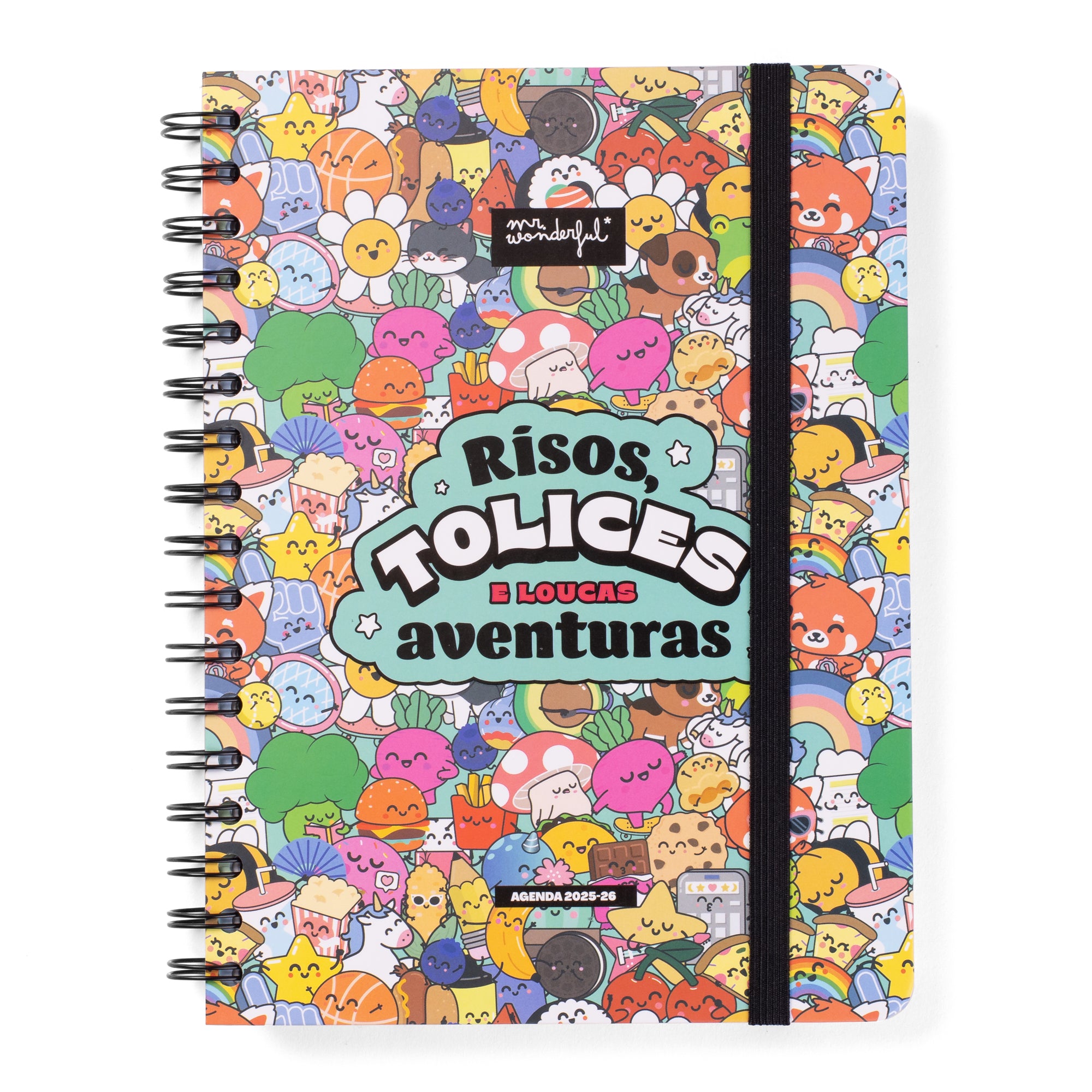 Agenda Bo-Bo 2025-26 Semanal - Risos, tolices e loucas aventuras — Mr Wonderful