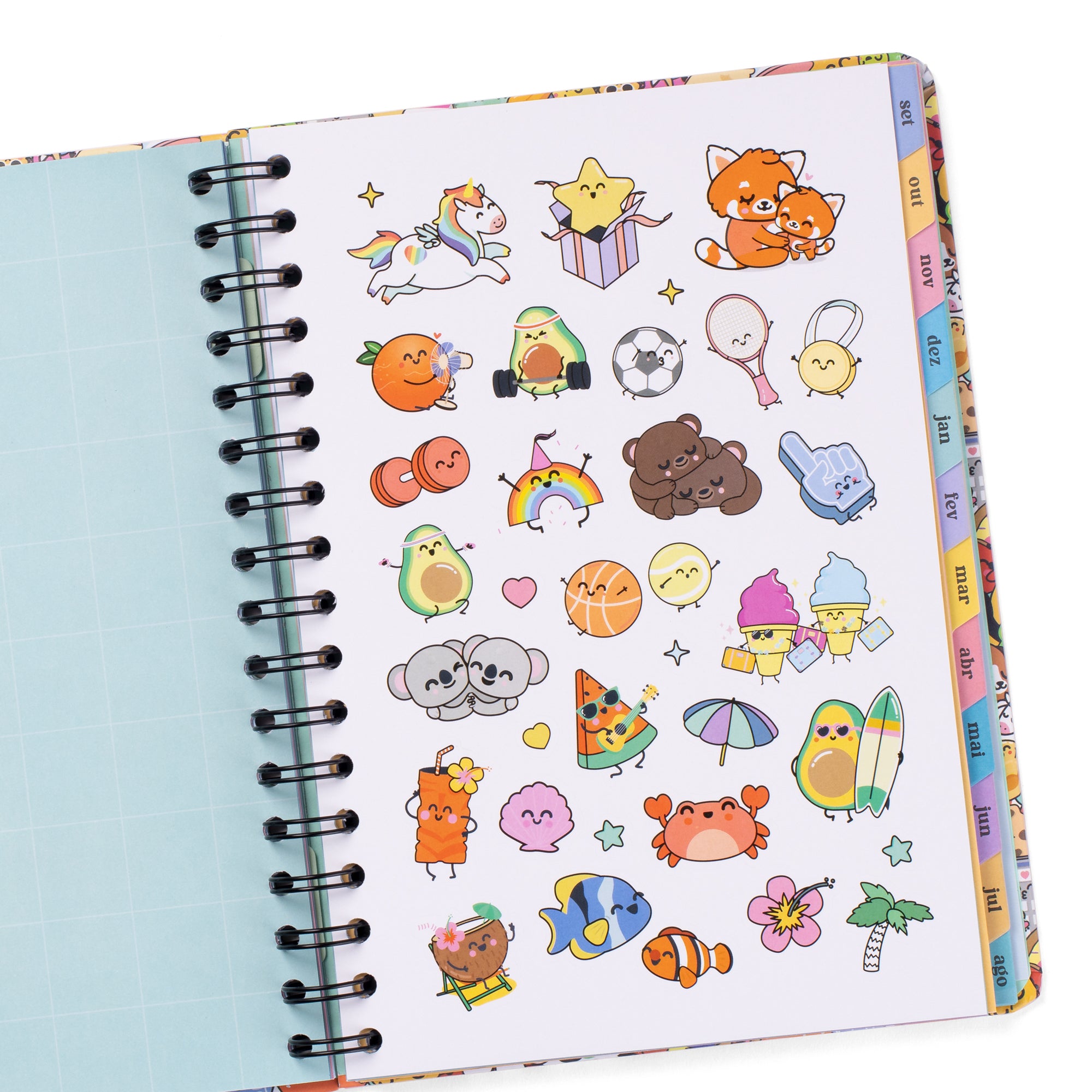 Agenda Bo-Bo 2025-26 Semanal - Risos, tolices e loucas aventuras — Mr Wonderful