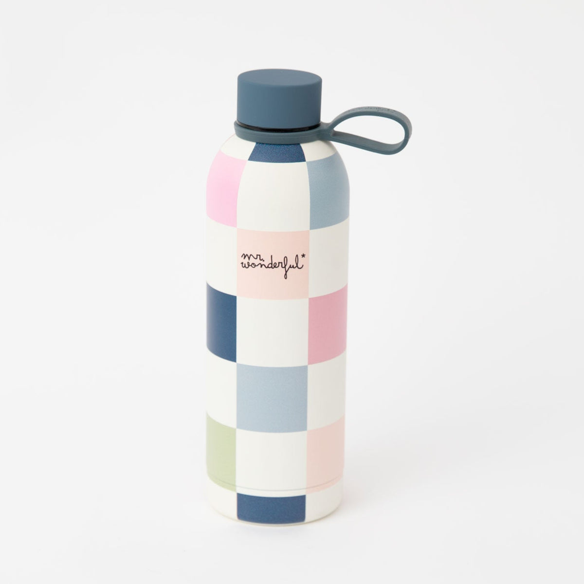 Botella térmica de 500ml - Checkered print — Mr Wonderful