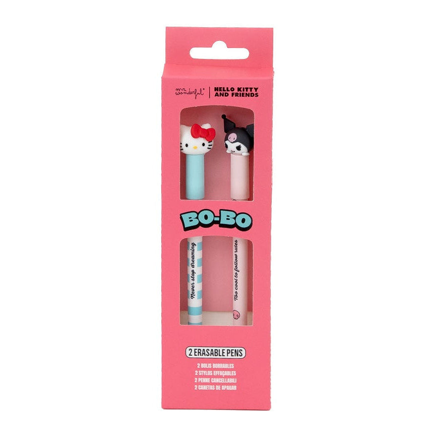 Set de 2 bolis borrables Bo-Bo Hello Kitty | Mr.Wonderful – Mr Wonderful