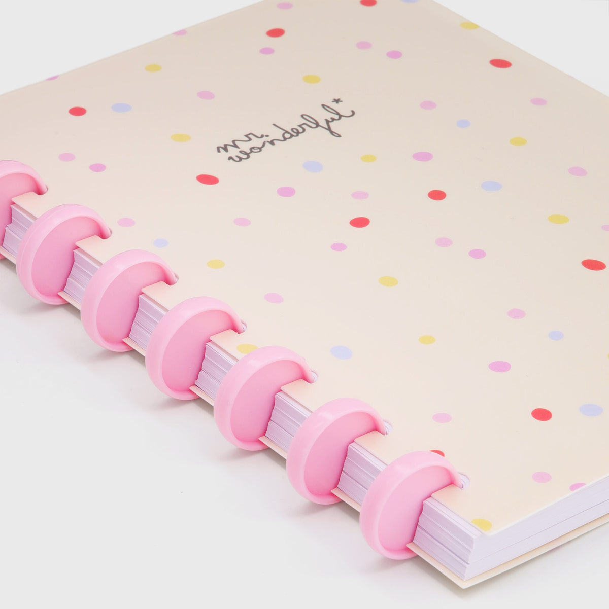 A5 notebook - Polka-dots — Mr Wonderful